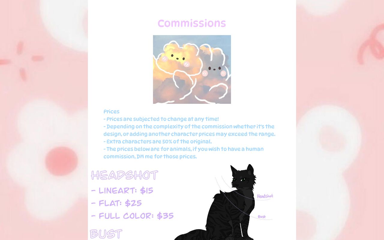 Angel Bunnie's Commissions